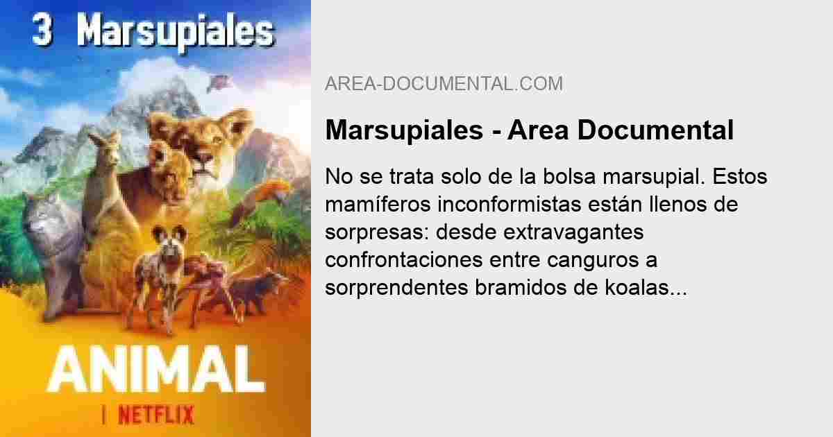 Marsupiales - Ver online